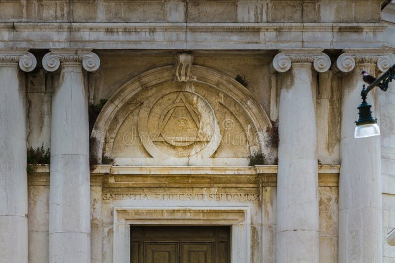 VENICE, ITALY - on May 5, 2016. Old Architecture and Rustic Building in ...