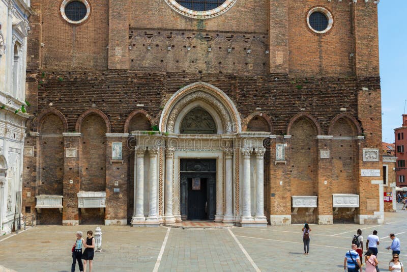 VENICE, ITALY - on May 5, 2016. Old Architecture and Rustic Building in ...