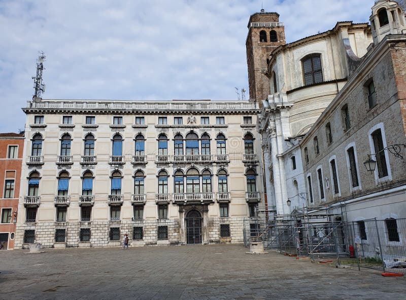 Venice, Italy, Oct 1st 2019, Venice Ancient Building and Historical ...