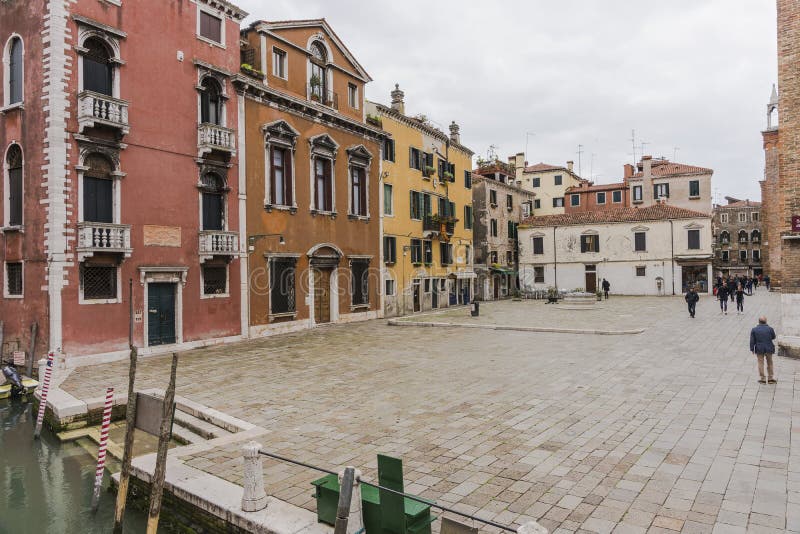 Venice in Italy editorial photography. Image of brick - 92306732