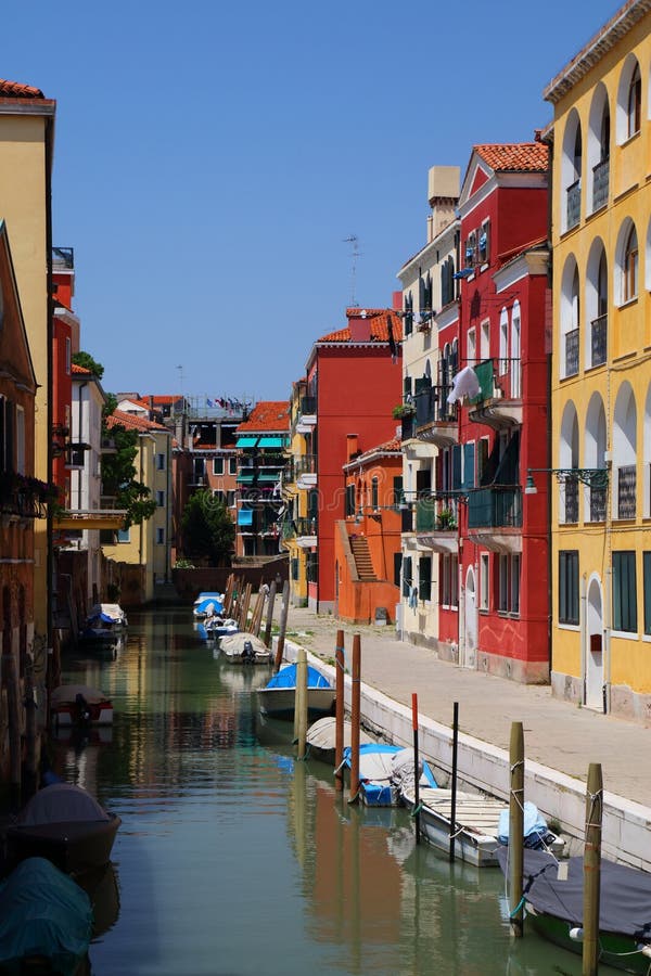 Venice, Italy - Rio Del Battello Stock Photo - Image of place, tourist ...