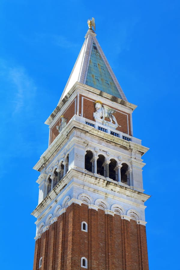 St Mark S Campanile, Venice, Italy Stock Photo - Image of blue ...