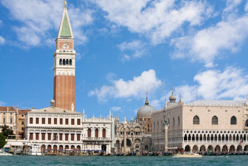 Venice Lagoon Dodge S Palace and San Marco Square Stock Photo - Image ...