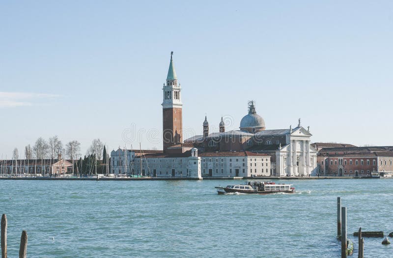 A Venice landscape editorial image. Image of lagoon, italy - 99299950