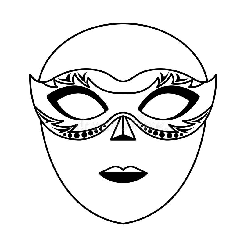 Venice mask icon stock vector. Illustration of gold, mardi - 92658016