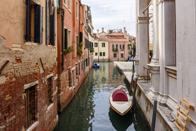 Venice Medieval Architecture and Canals in Italy Stock Photo - Image of ...