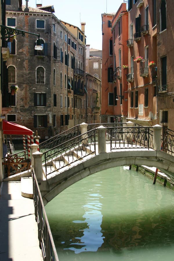 Venice - Nice View with Bridge Stock Image - Image of transportation ...