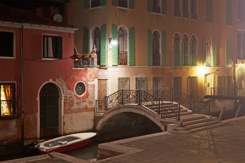 A Venice Picturesque Corner Stock Photo - Image of estate, building ...