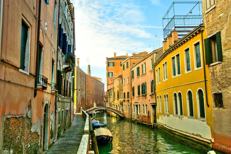 Venice stock image. Image of chimney, canals, street - 31434685