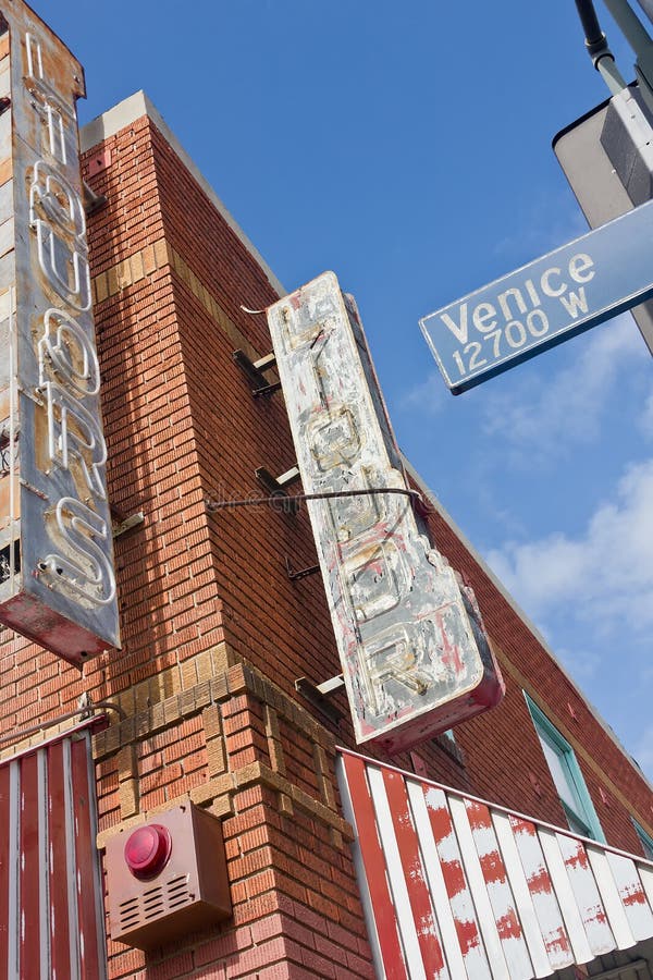 Vintage Neon Bar Sign stock image. Image of livingston - 33241683