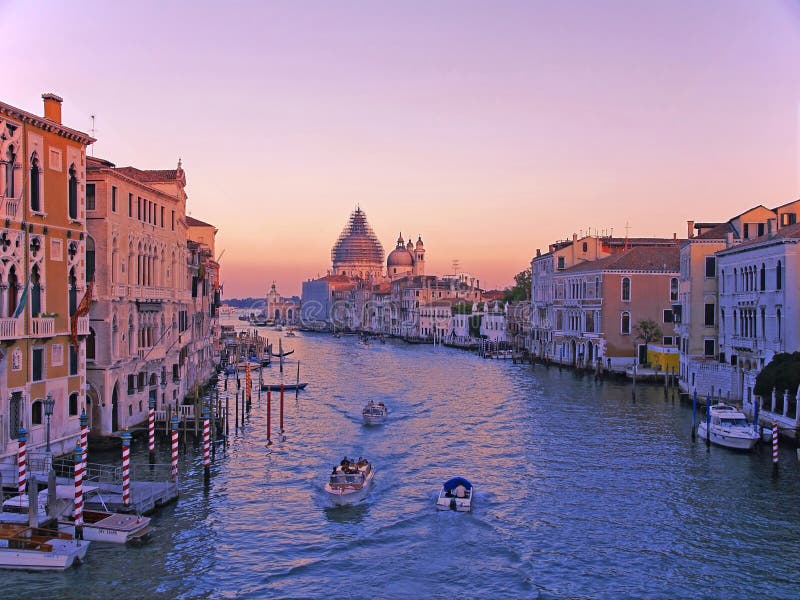 Venice in the sunset stock photo. Image of romantic, view - 12071028