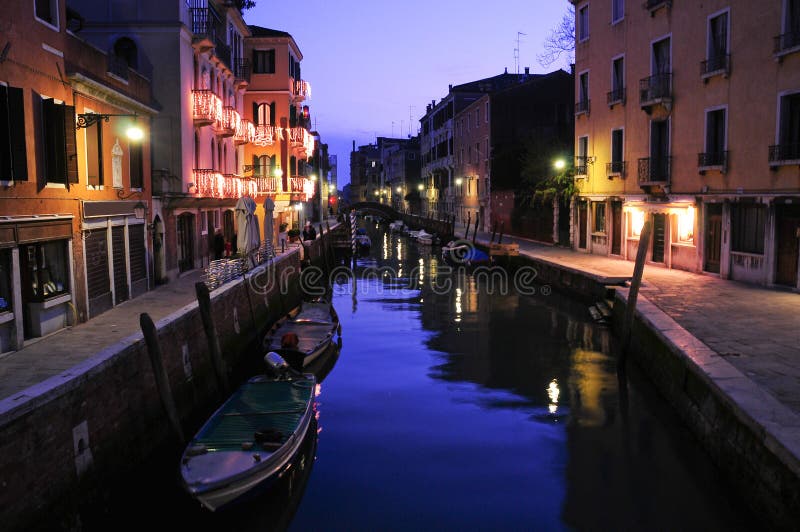 Venice at sunset stock image. Image of europe, architecture - 13534529