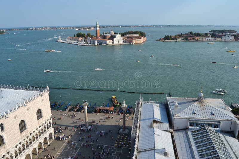 Venice from the top stock image. Image of architecture - 32074761