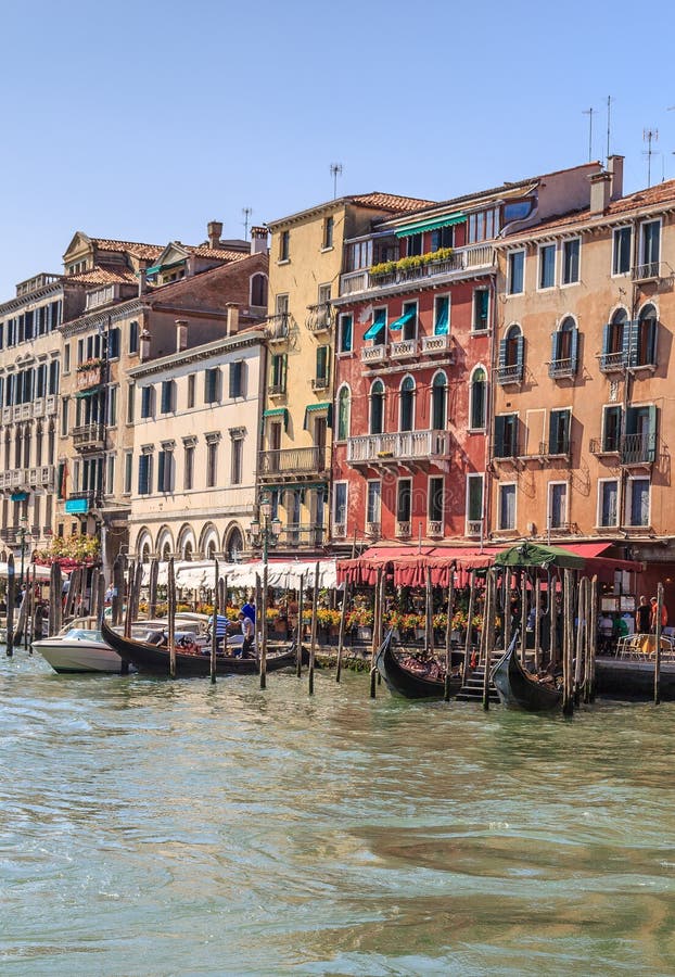 Venice, View from the Rialto Bridge Stock Image - Image of venice ...