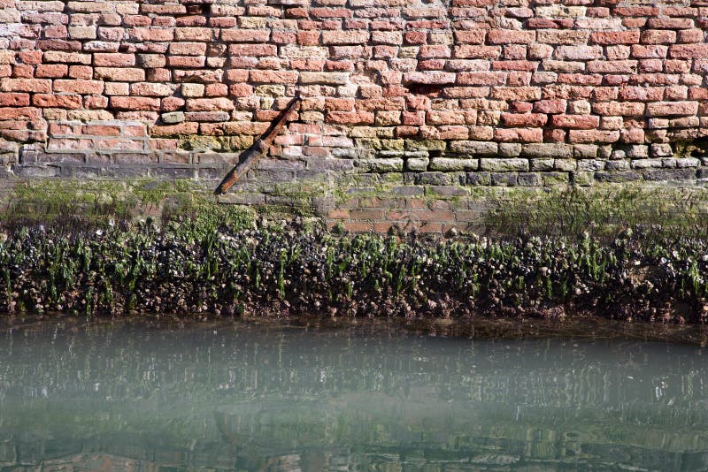 Venice - Wall of House and Sea Stock Photo - Image of venice ...