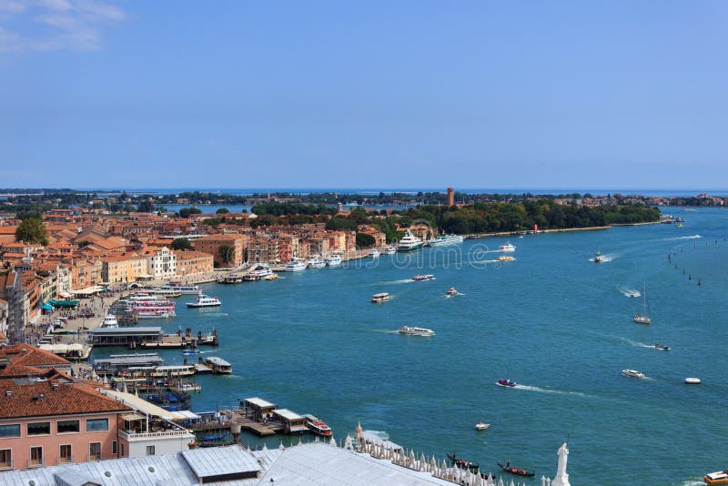 Venice waterfront. Italy stock photo. Image of library - 34780642