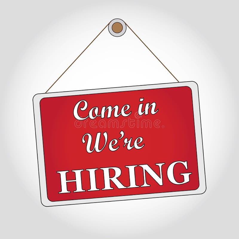 Venido adentro - empleaban stock de ilustración. Ilustración de rojo ...