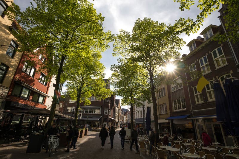 Venlo, Limburg, Netherlands - October 13, 2018: Rows Of Parked Bicycles ...