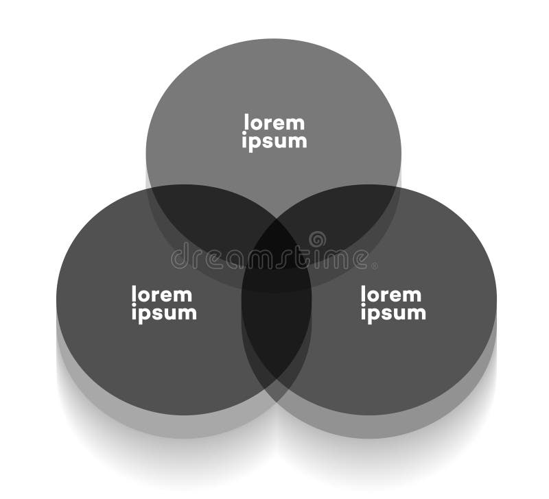 Venn Diagram Chart Template Three Circle 3d Glass Style Stock Vector ... Venn Diagram Chart Template Three Circle 3d Glass Style Stock Vector ...