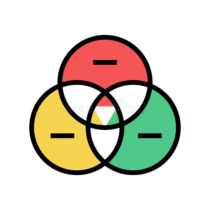 Venn Diagram Color Icon Vector Illustration Stock Vector - Illustration ... Venn Diagram Color Icon Vector Illustration Stock Vector - Illustration ...