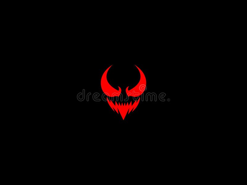 Venom logo design stock vector. Illustration of character - 328768124