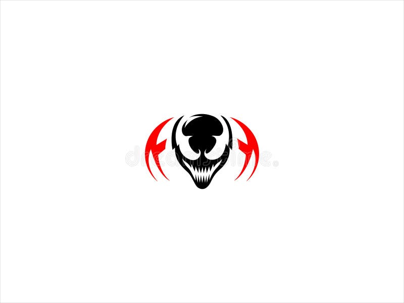 Venom logo design stock vector. Illustration of presentation - 328766310