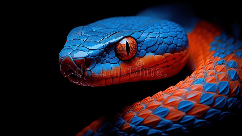 Venomous snake close-up stock photo. Image of reptilephotography ...