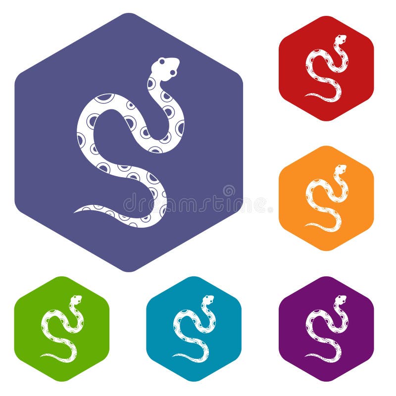 Venomous Snake Icon, Outline Style Stock Vector - Illustration of icon ...