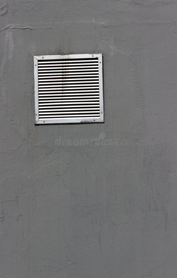 Vent window on gray wall stock photo. Image of intake - 40567074