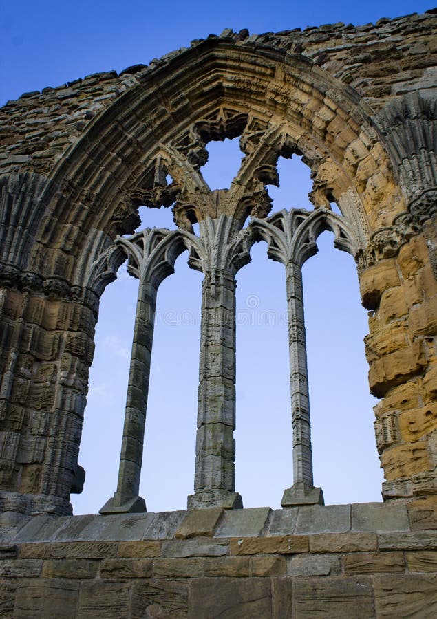 Pilar Gótico De La Piedra Arenisca Imagen de archivo - Imagen de ...