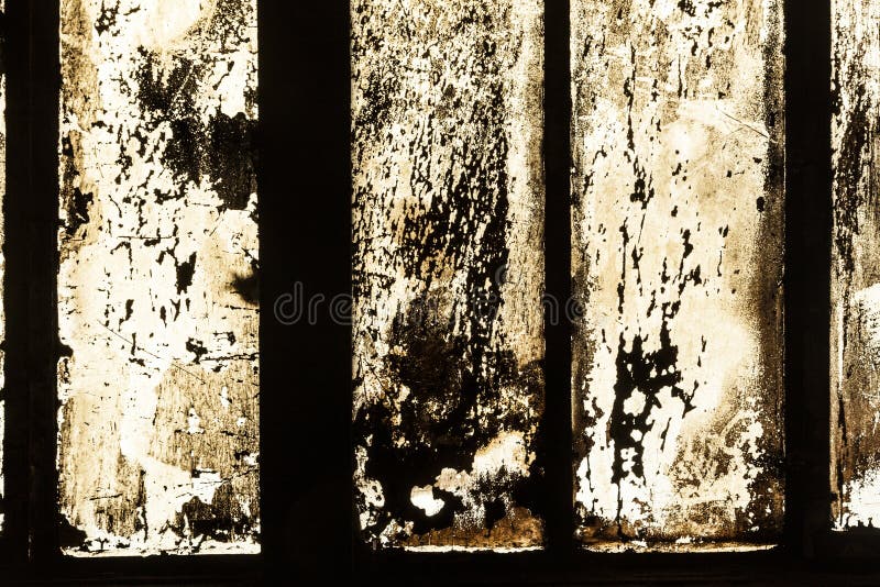 Ventana Sucia Con Negro De Carbono Foto de archivo - Imagen de paisaje ...