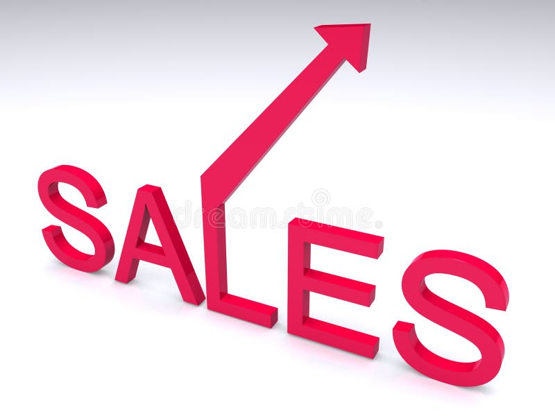 Ventas stock de ilustración. Ilustración de finanzas, diagrama - 7459645