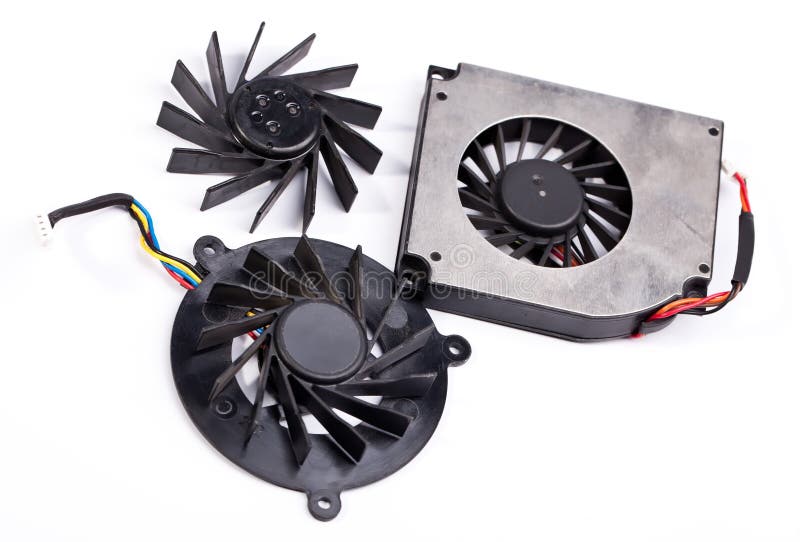 Ventiladores De La Computadora Portátil Imagen de archivo - Imagen de ...