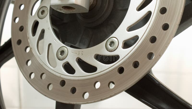 Ventilated disc brake stock photo. Image of flat, hole - 41255468