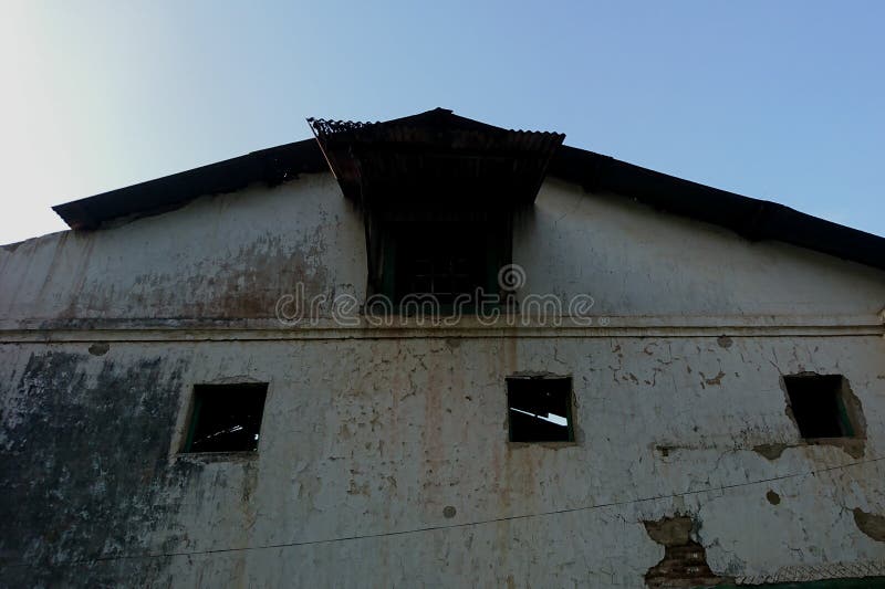 Ventilation on Ancient Buildings and Walls with Peeling Paint Stock ...