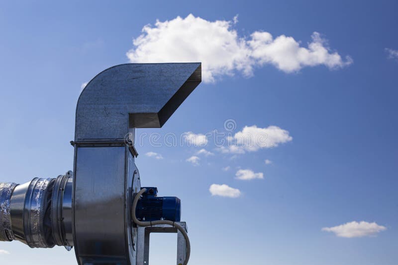 Ventilation Asynchronous Motor of the Ventilation System Against the ...