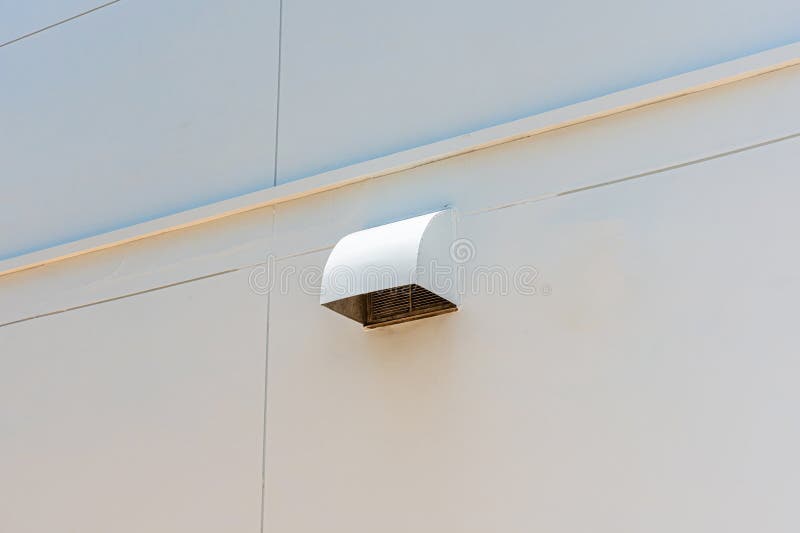 Ventilation Chimney from the Air Conditioner Stock Photo - Image of ...