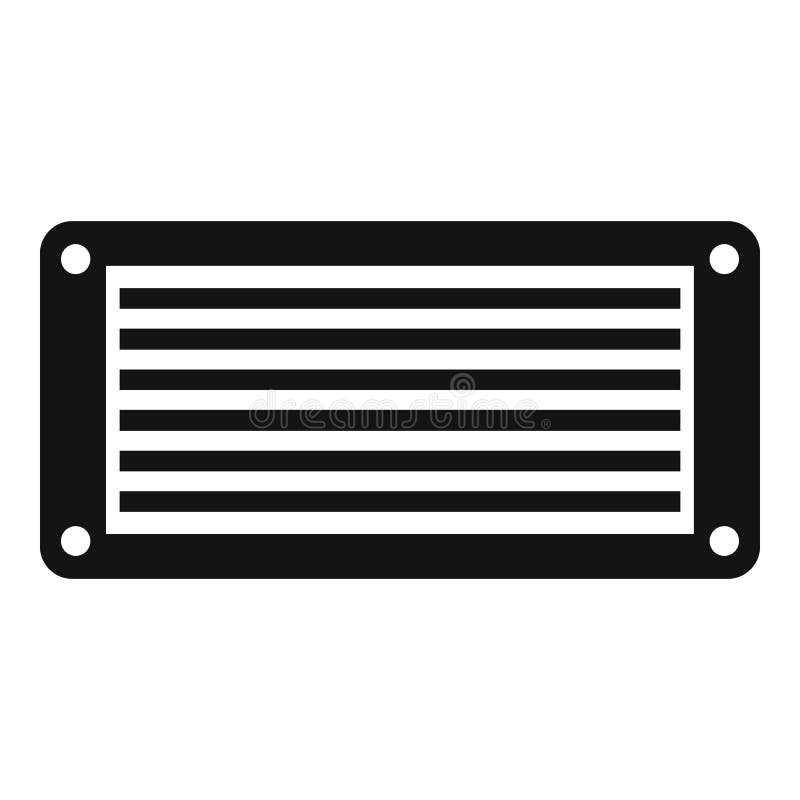 Air Duct Icon stock vector. Illustration of industry - 78809529