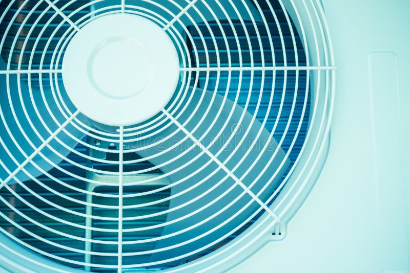 Ventilation Fan of Air Condenser Unit Modern Technology - Monochrome ...