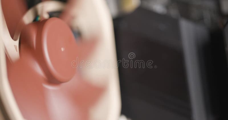 Ventilation Fan Spinning in Computer Case Stock Footage - Video of ...