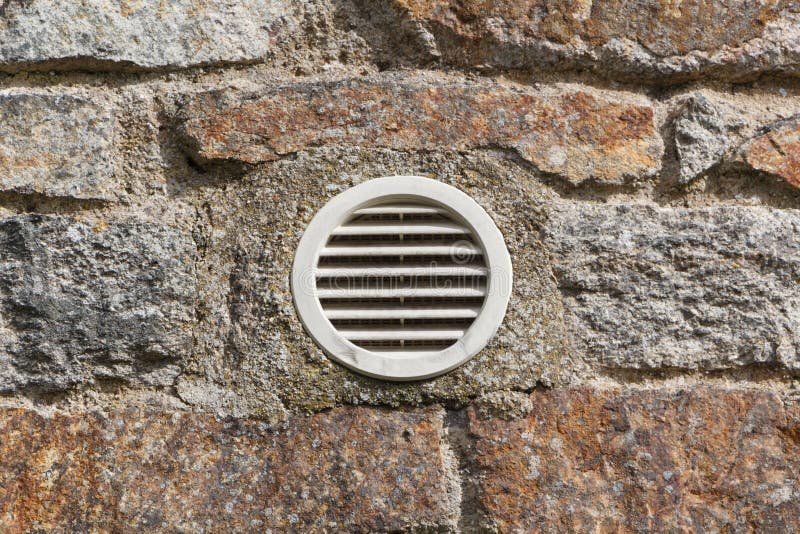 Ventilation grid in a wall stock image. Image of wall - 145885141