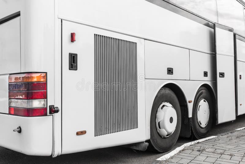 Ventilation Grille and Engine Ventilation Air System at Bus Transport ...