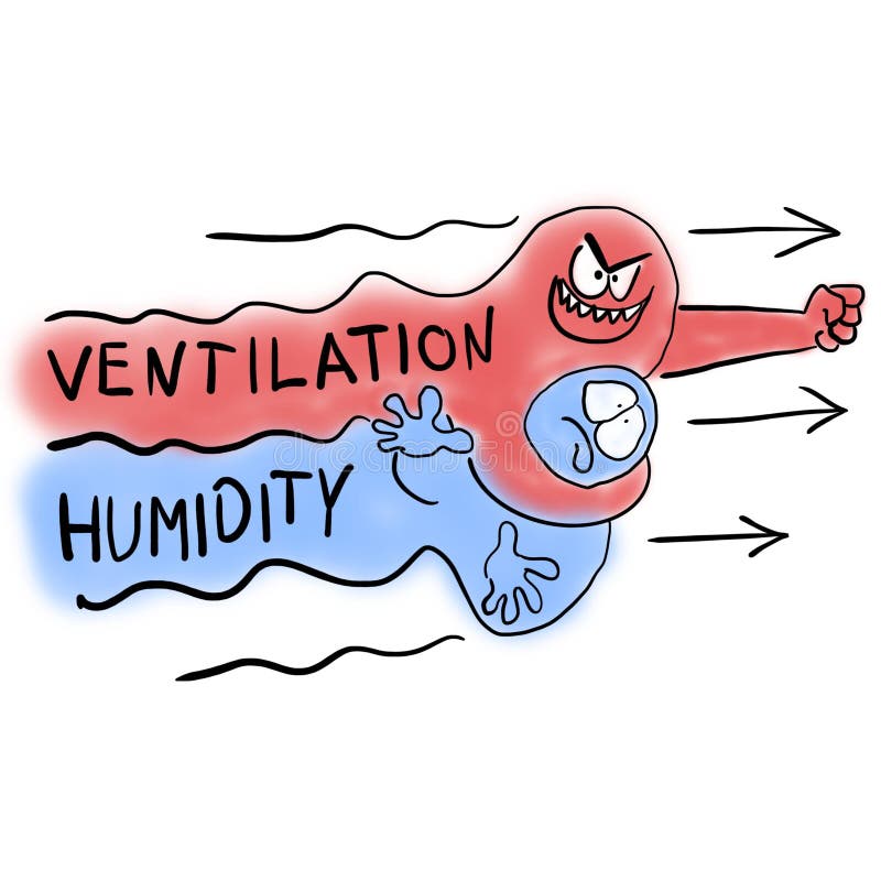 Air Humidity Doodle Icon, Vector Illustration Stock Illustration ...