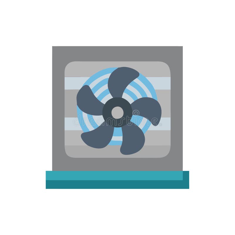 Ventilation Icon for Airflow Stock Illustration - Illustration of ...