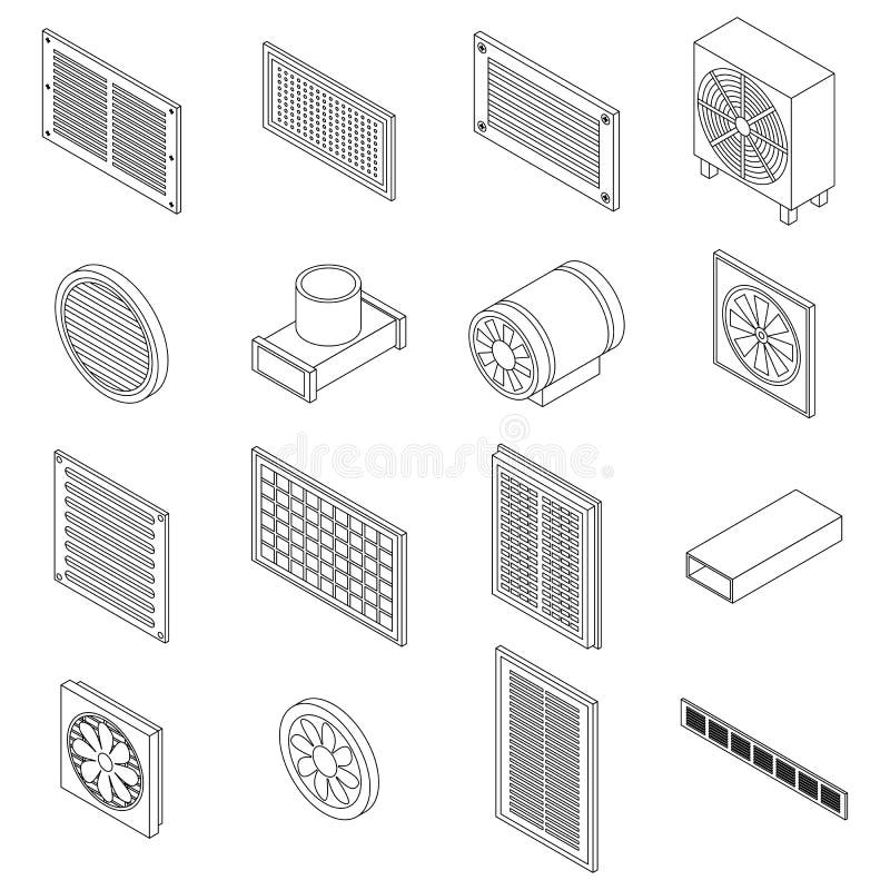 Isometric Hvac Stock Illustrations – 139 Isometric Hvac Stock ...