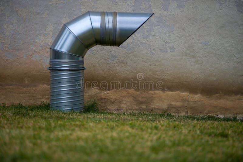 Outdoor ventilation pipe stock image. Image of ventilation - 234247401