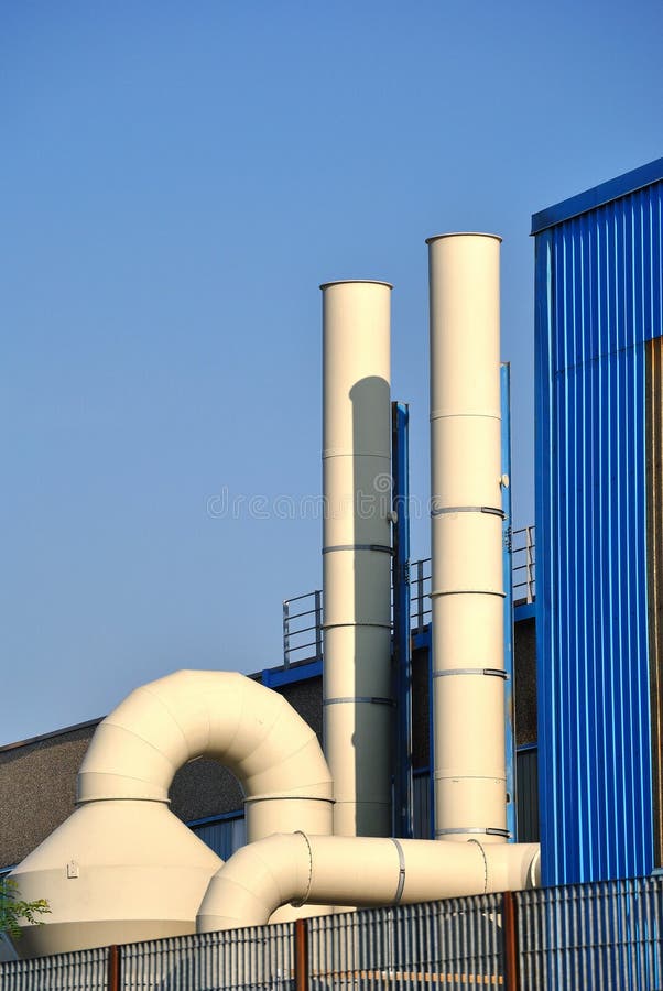 Ventilation Pipes of an Air Condition Stock Photo - Image of warm, cold ...