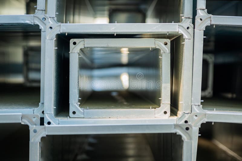 Ventilation Pipes are Square and Rectangular. Steel Pipes, Parts for ...