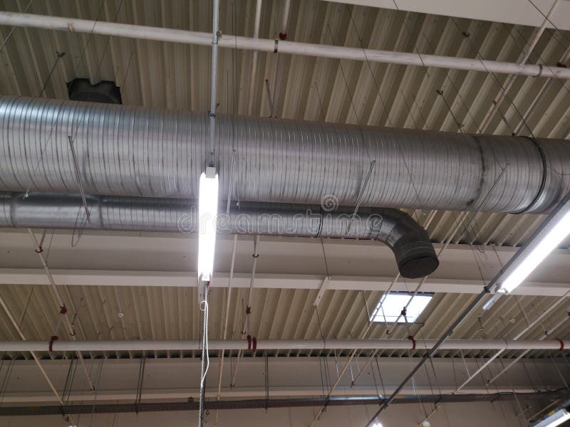 Ventilation pipes stock photo. Image of cables, electric - 117832016