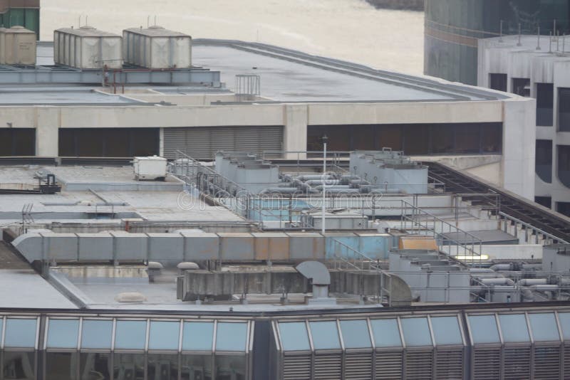 A Ventilation Shafts on the Roof of the House Stock Photo - Image of ...